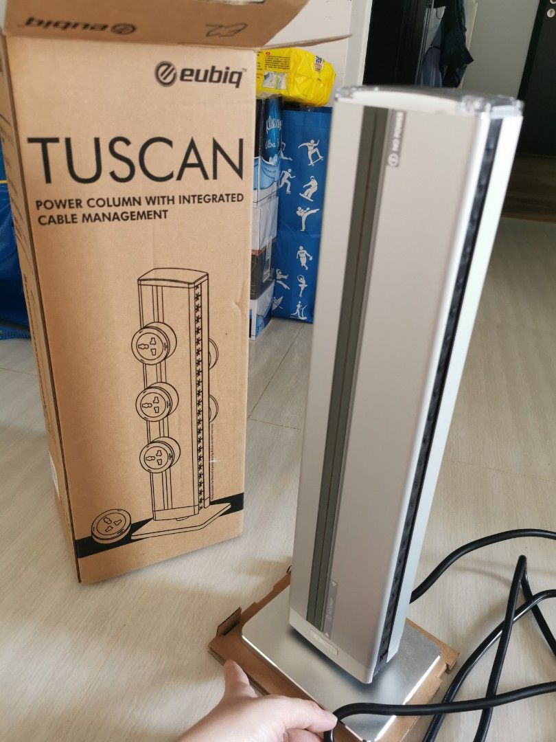 Eubiq Tower with cable management, TV & Home Appliances, Electrical ...