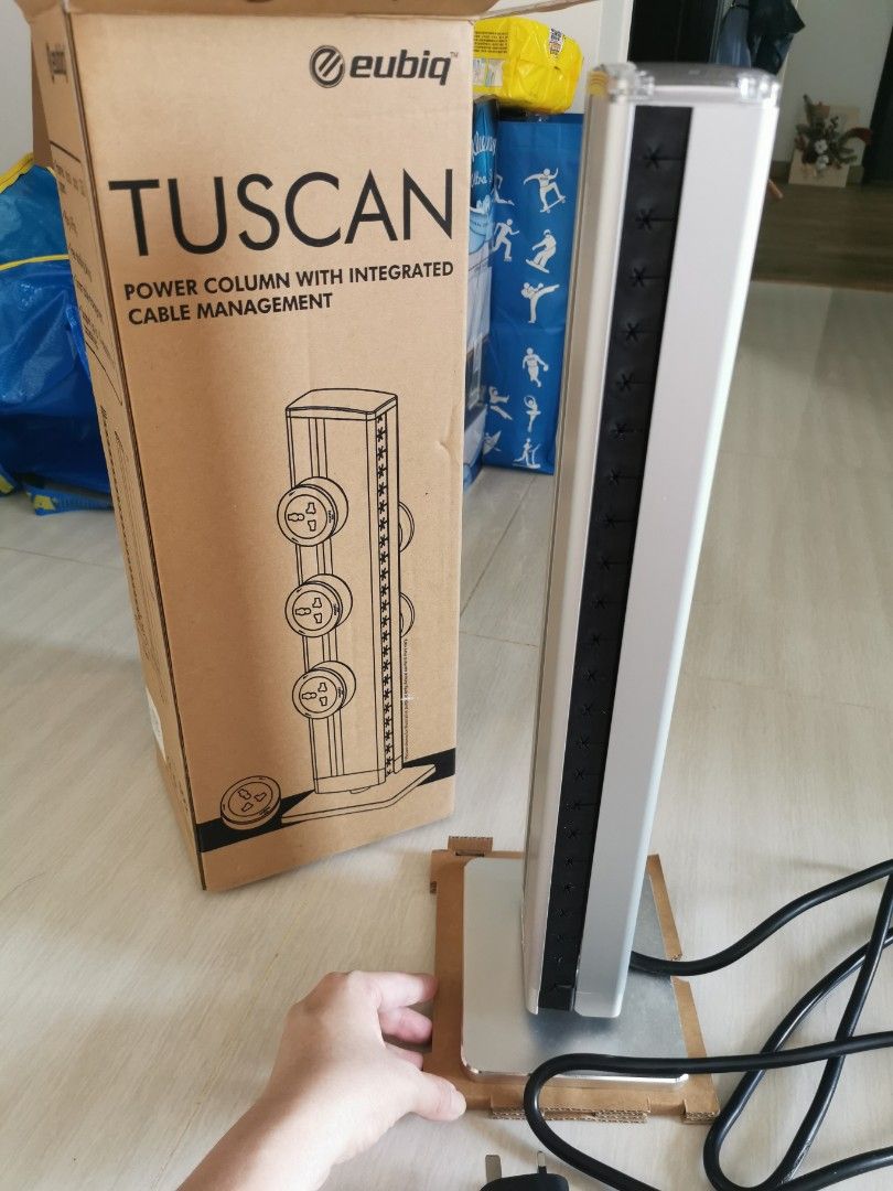 Eubiq Tower with cable management, TV & Home Appliances, Electrical ...