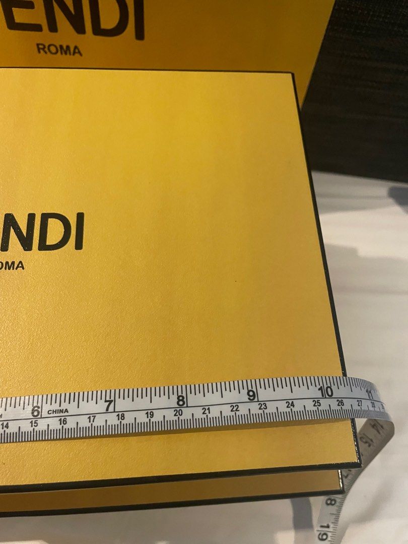 Fendi Shoe Box with Paper Bag, Luxury, Apparel on Carousell
