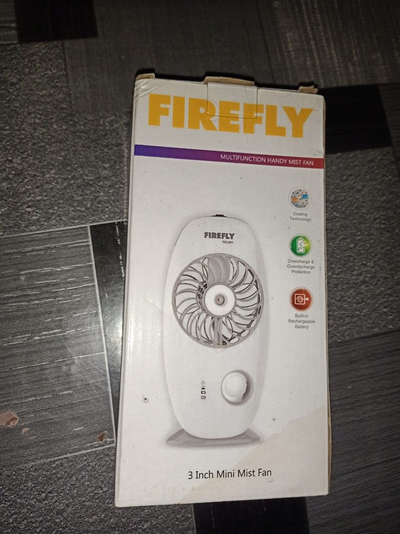Firefly Minifan, Furniture & Home Living, Lighting & Fans, Fans on ...