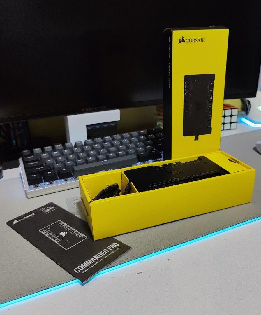 *FREE GIFT* iCUE Corsair Commander PRO (ARGB + Fan Controller/ hub ...