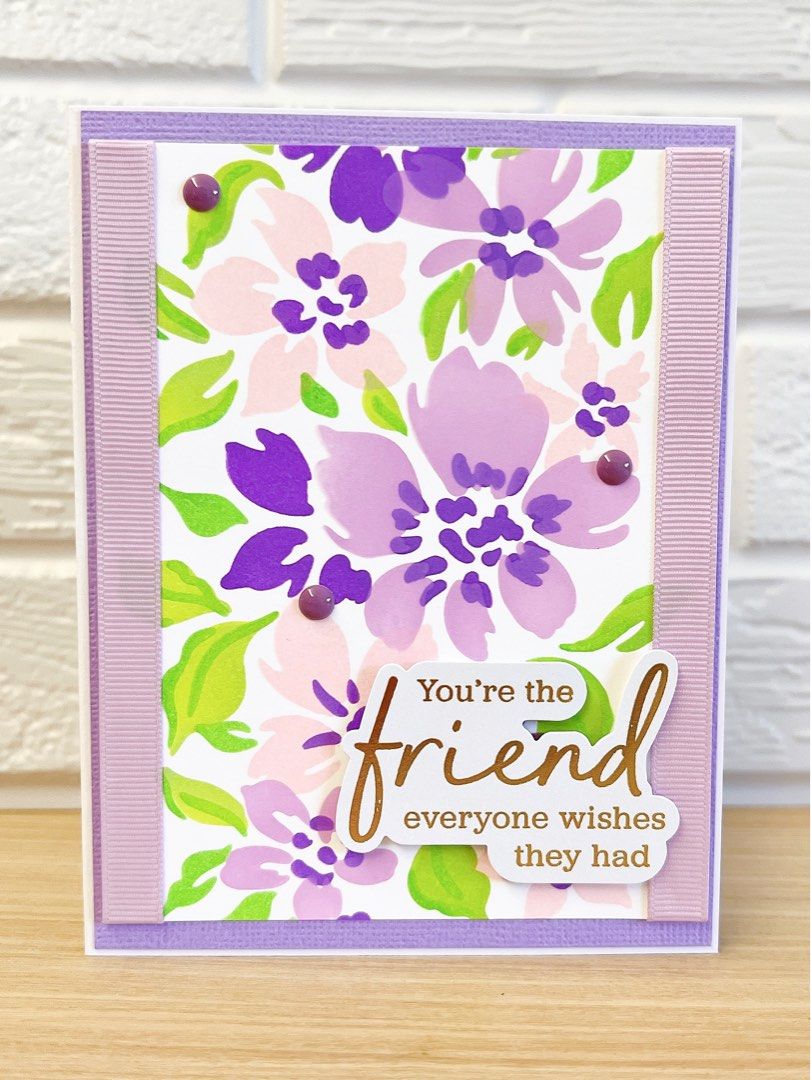 Friendship card, Hobbies & Toys, Stationery & Craft, Handmade Craft on ...