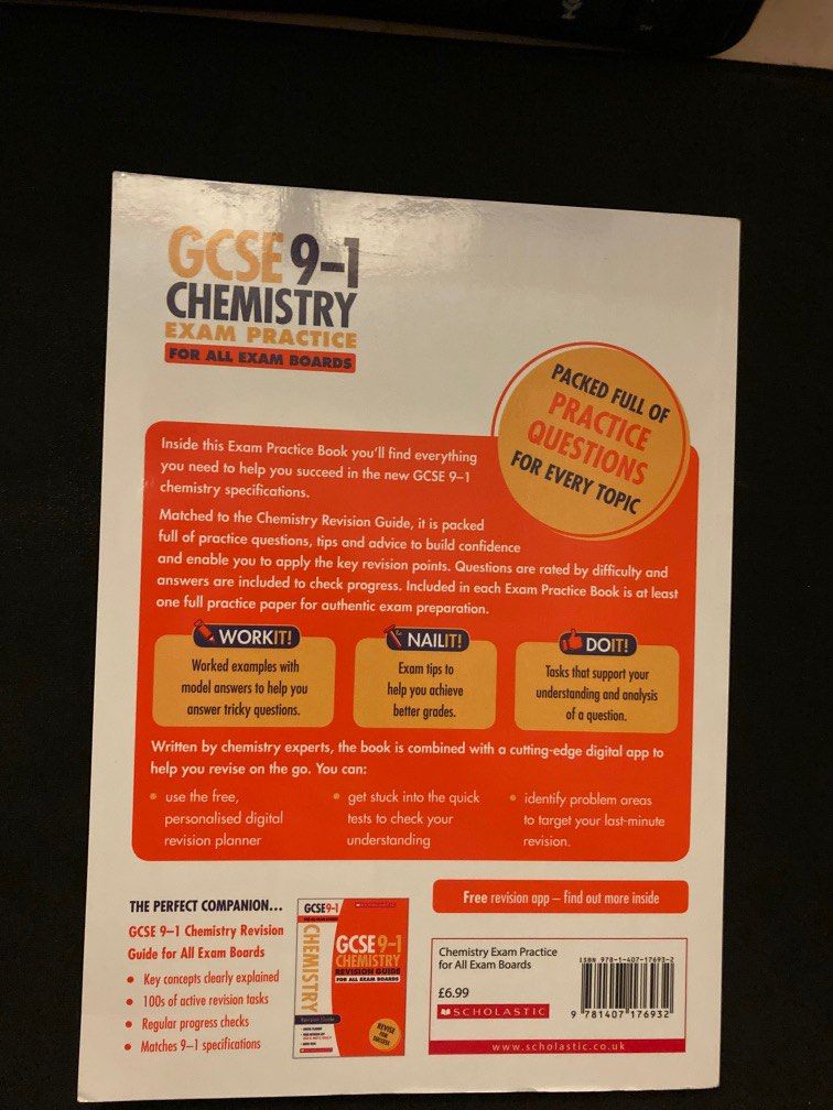 GCSE 9-1 Chemistry Exam Practice, Hobbies & Toys, Books & Magazines ...