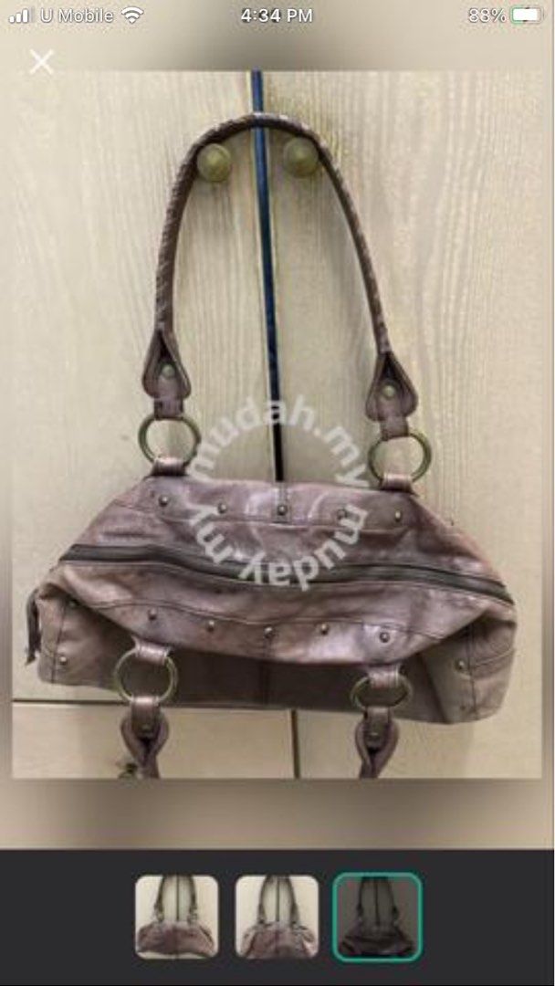 Genius leather shoulder bag, Luxury, Bags & Wallets on Carousell