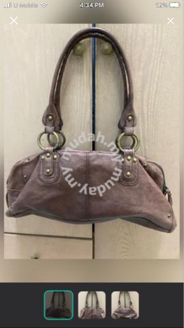 Genius leather shoulder bag, Luxury, Bags & Wallets on Carousell