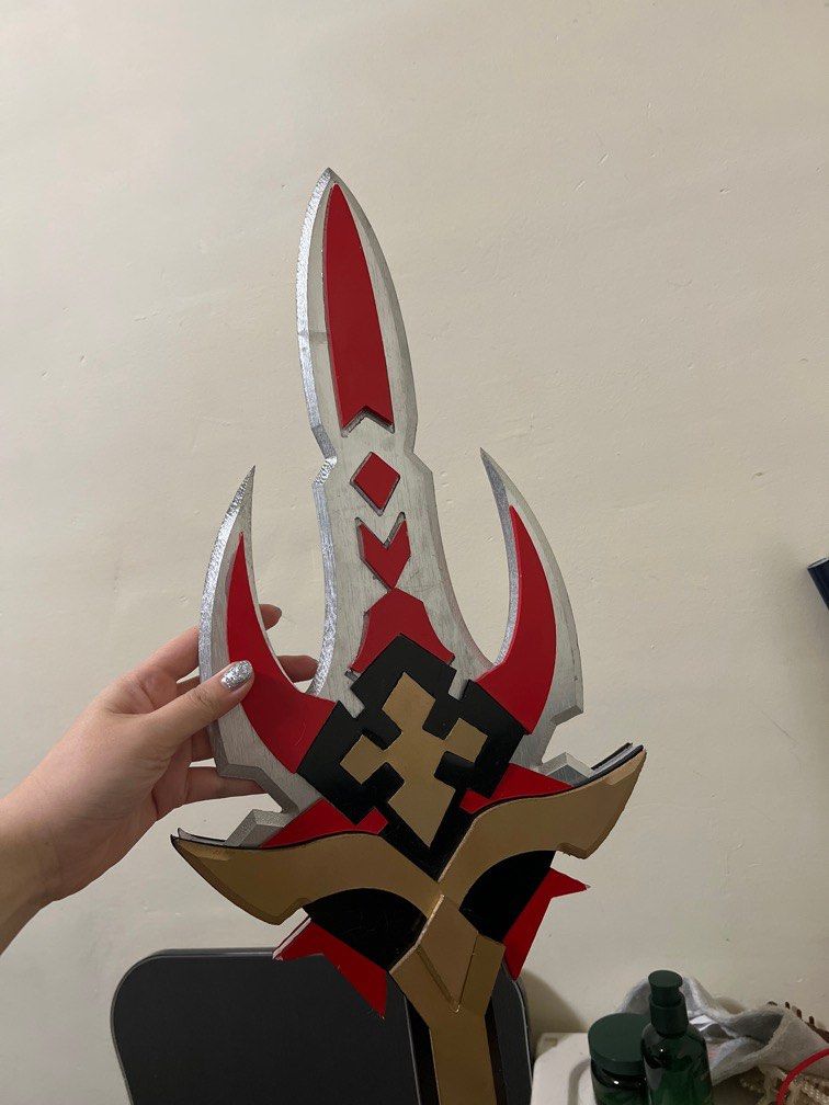 Genshin Deathmatch Polearm weapon prop, Hobbies & Toys, Toys & Games on ...