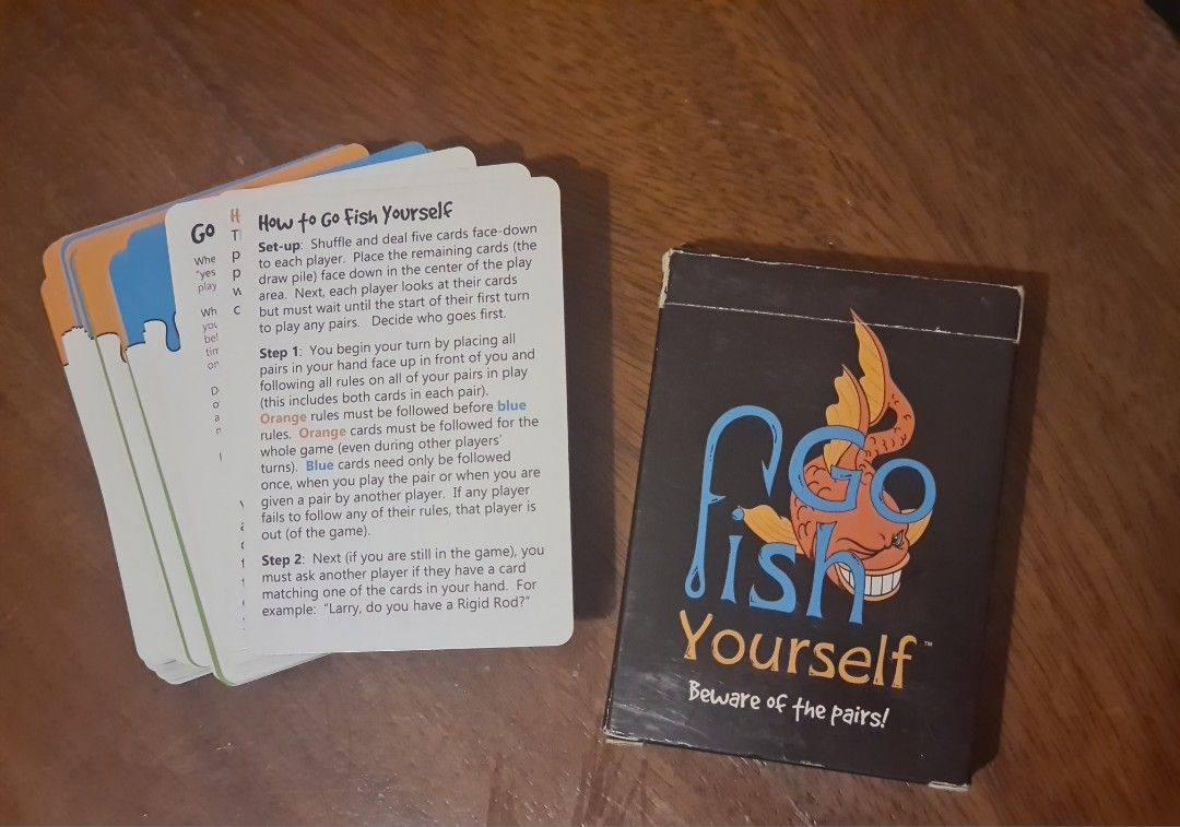 SELLING LOW! Go Fish Yourself Card Game, Hobbies & Toys, Toys & Games ...