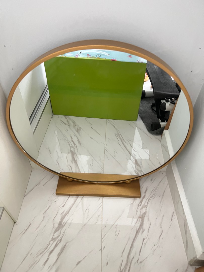 Gold Color mirror, Furniture & Home Living, Home Decor, Mirrors on ...