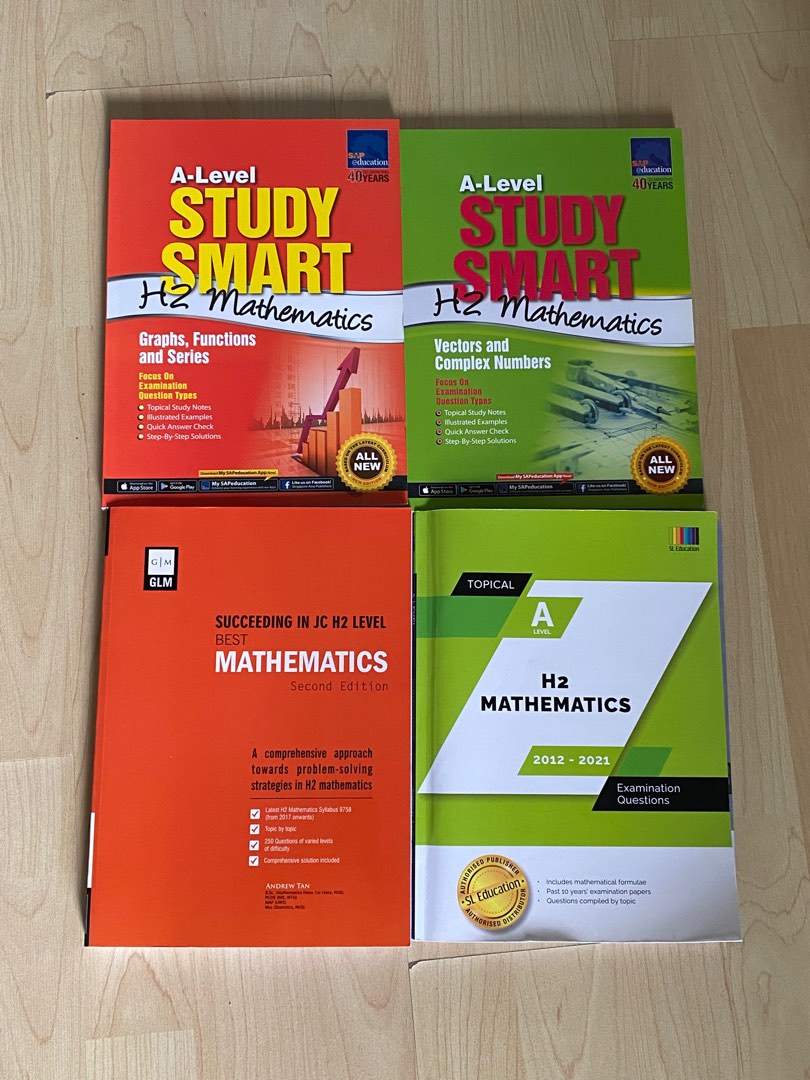 h2 math books, Hobbies & Toys, Books & Magazines, Assessment Books on ...