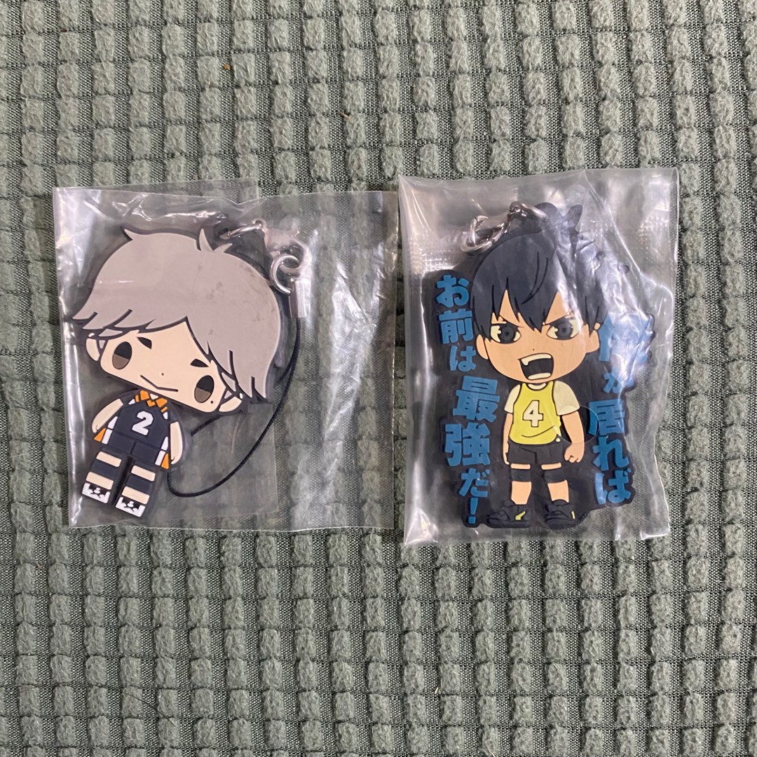 Haikyuu! Rubber Straps - Kageyama & Sugawara, Hobbies & Toys ...
