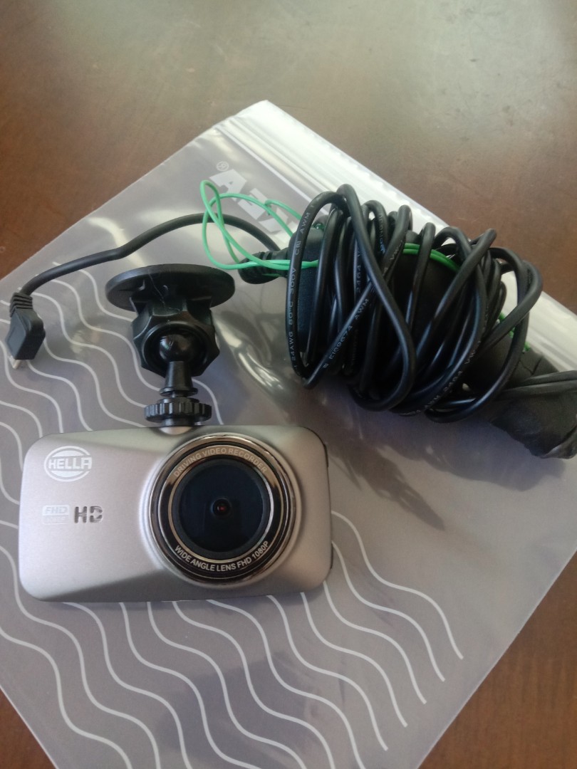 HELLA DR520 Full HD 1080P 2.7" LCD Display Wide Angle Car Camera, Car ...