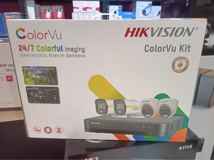 HIKVISION 2MP ColorVu 4 Channel CCTV Kit Package TVI-LITE-4CH2D2B-2MP ...
