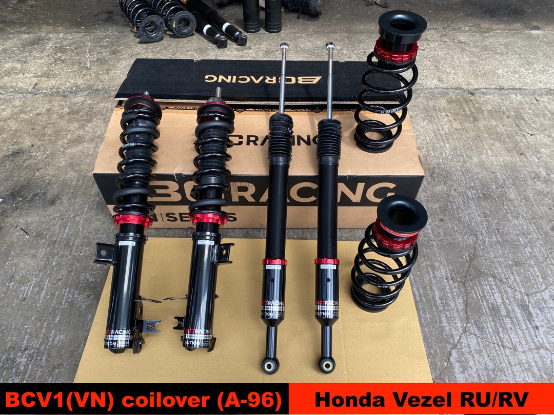 Honda Vezel RV3 on HKS, BCV1 coilover and CJ Dynamics 6pot bbk (Blue ...