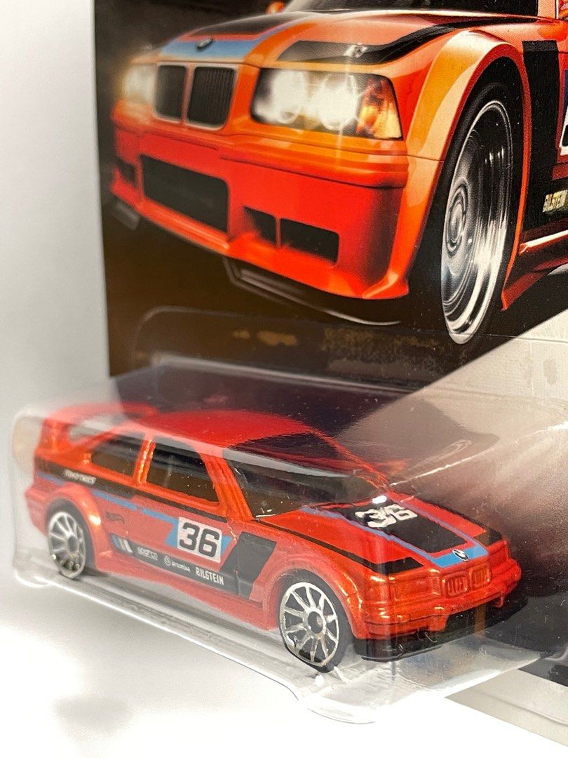 Hotwheels Hot Wheels BMW E36 M3 Race 1:64 size like Tomica Minigt Tiny ...