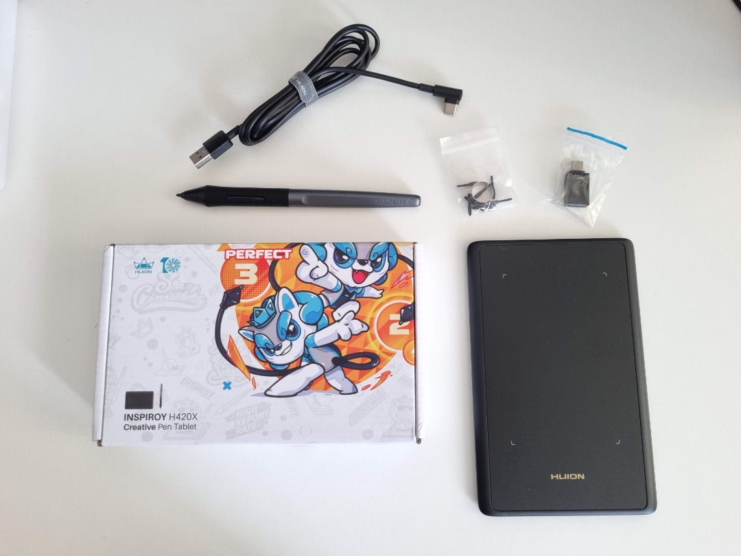 Huion 10th Anniversary Inspiroy H420X Pen Tablet, Computers & Tech ...