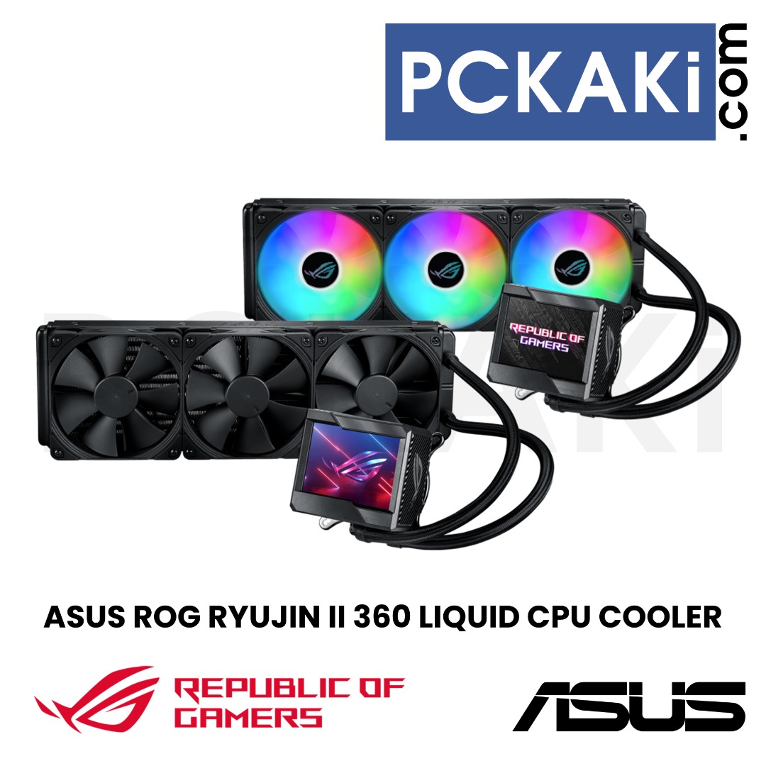 [IN STOCK] ASUS ROG RYUJIN II 360 / 360 ARGB LIQUID CPU AIO COOLER WITH ...