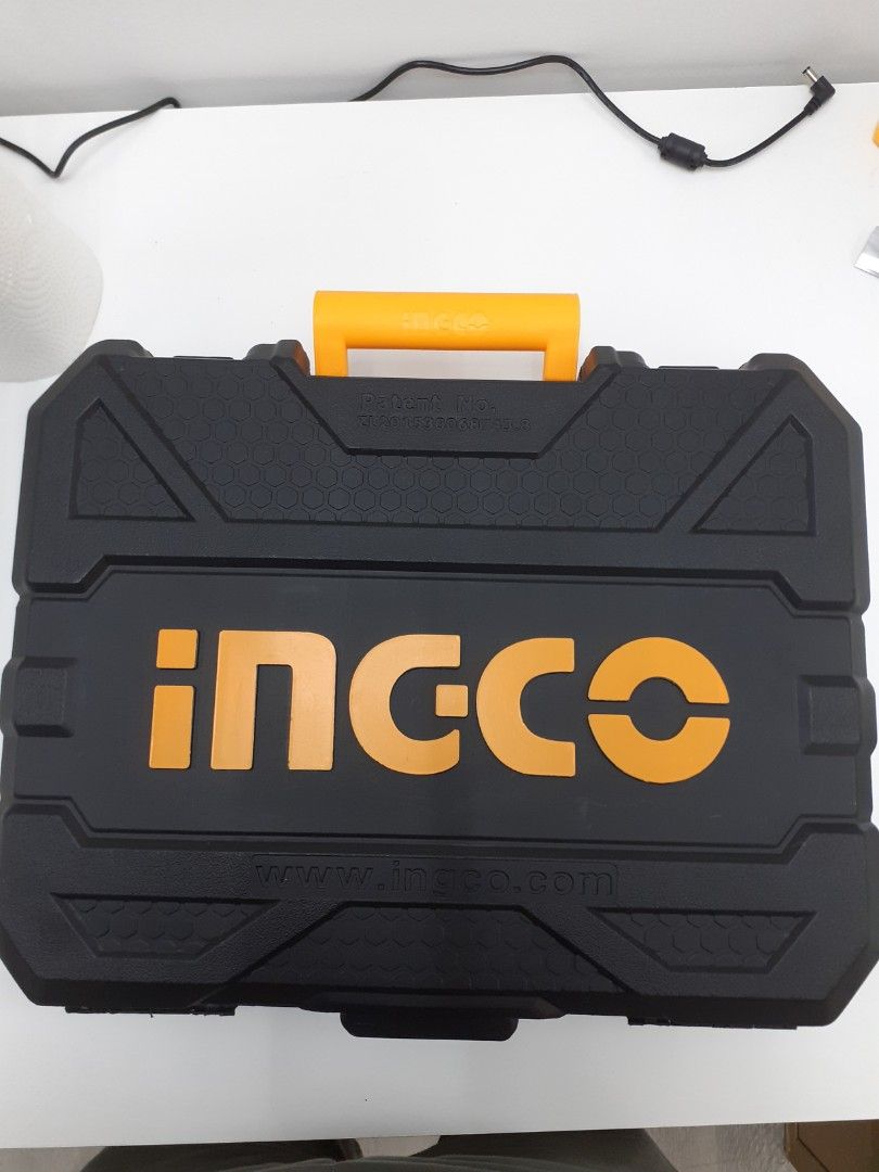 INGCO tool set with drill, Furniture & Home Living, Home Improvement ...