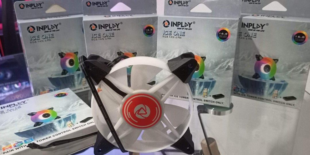Inplay 120mm ICE ONE Single Fan RGB 6 Pin, Computers & Tech, Parts ...