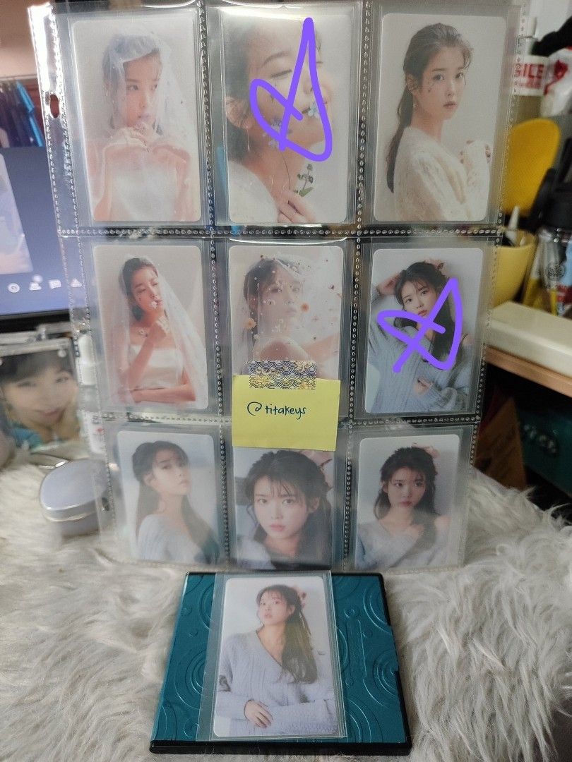 IU THE PRESENT 1 Photocard Set, Hobbies & Toys, Memorabilia ...