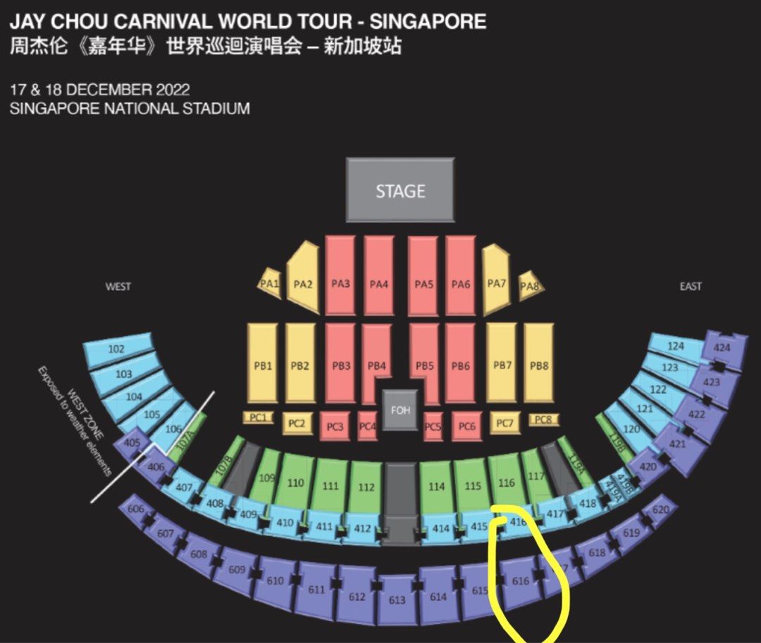 Jay Chou Carnival World Tour, Tickets & Vouchers, Event Tickets on ...