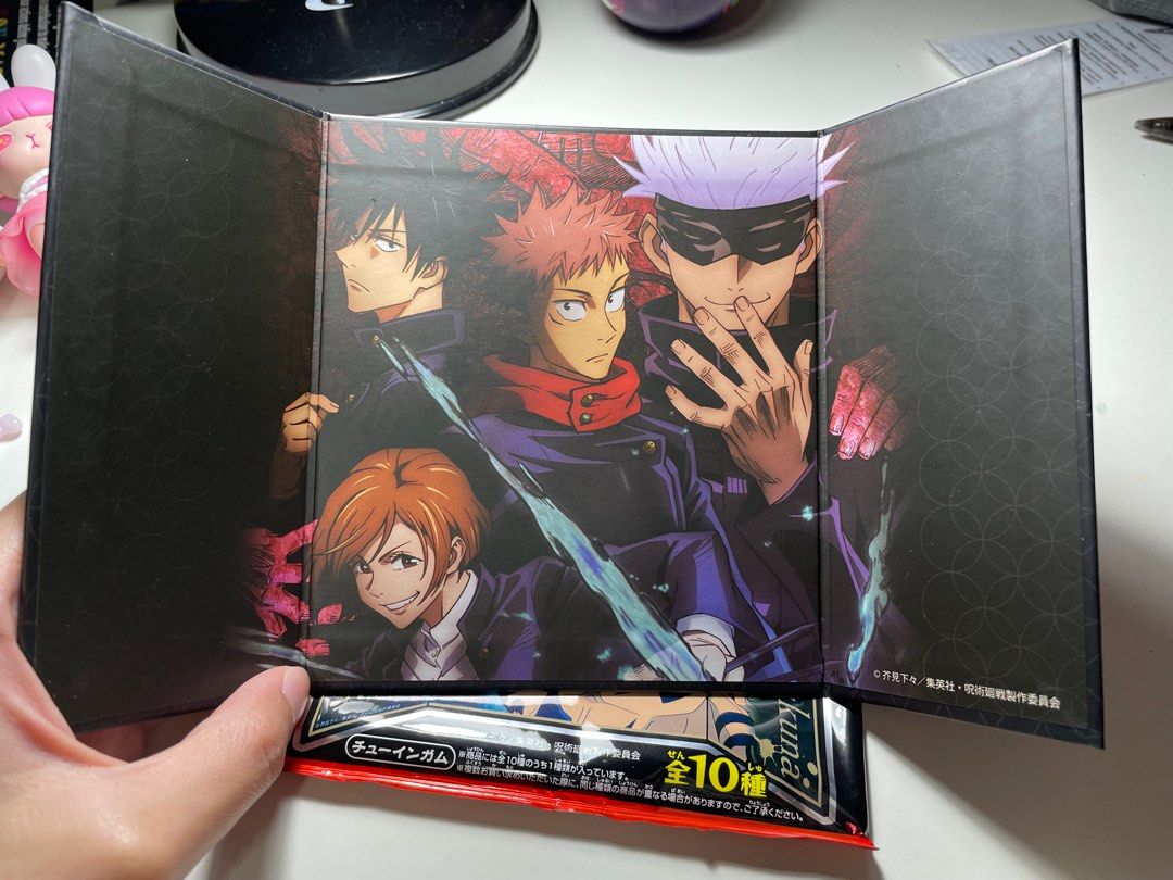 JJK Jujutsu Kaisen Folding Screen, Hobbies & Toys, Memorabilia ...