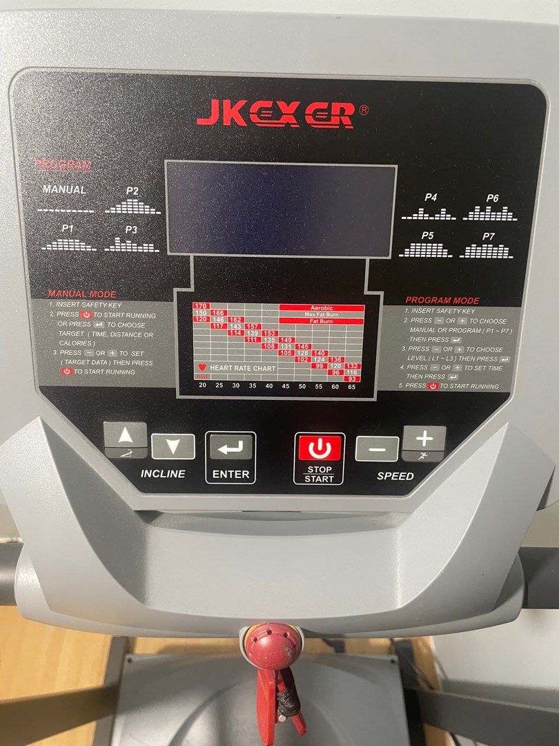JK Exer treadmill, Health & Nutrition, Health Monitors & Weighing ...