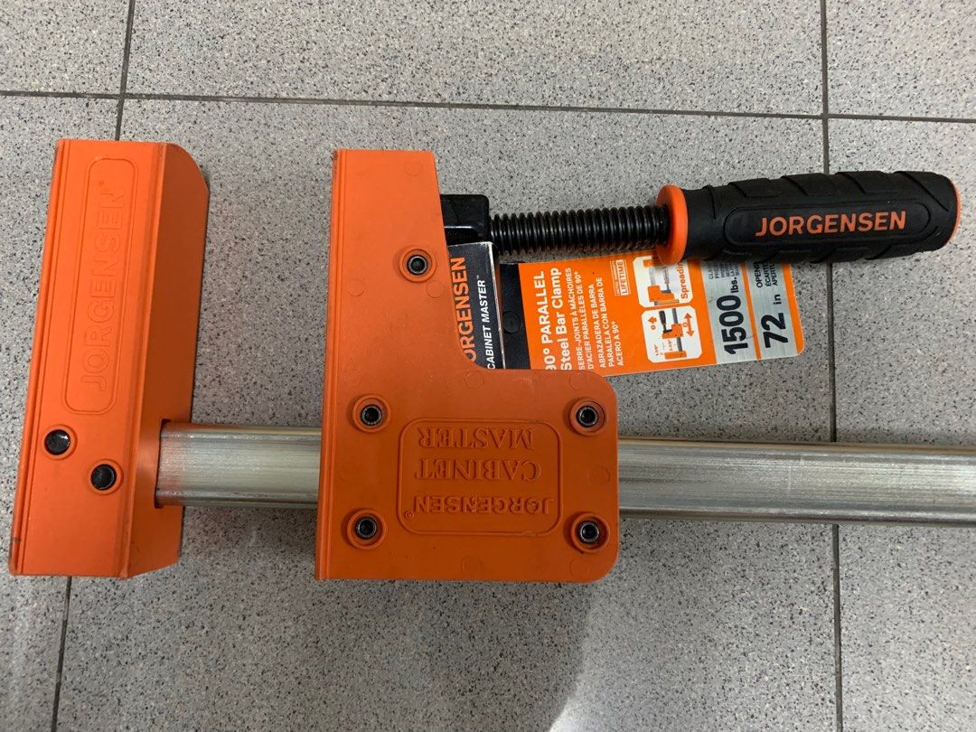 Jorgensen 72" Cabinet Master Parallel Jaw Bar Clamp - 8072, Furniture ...