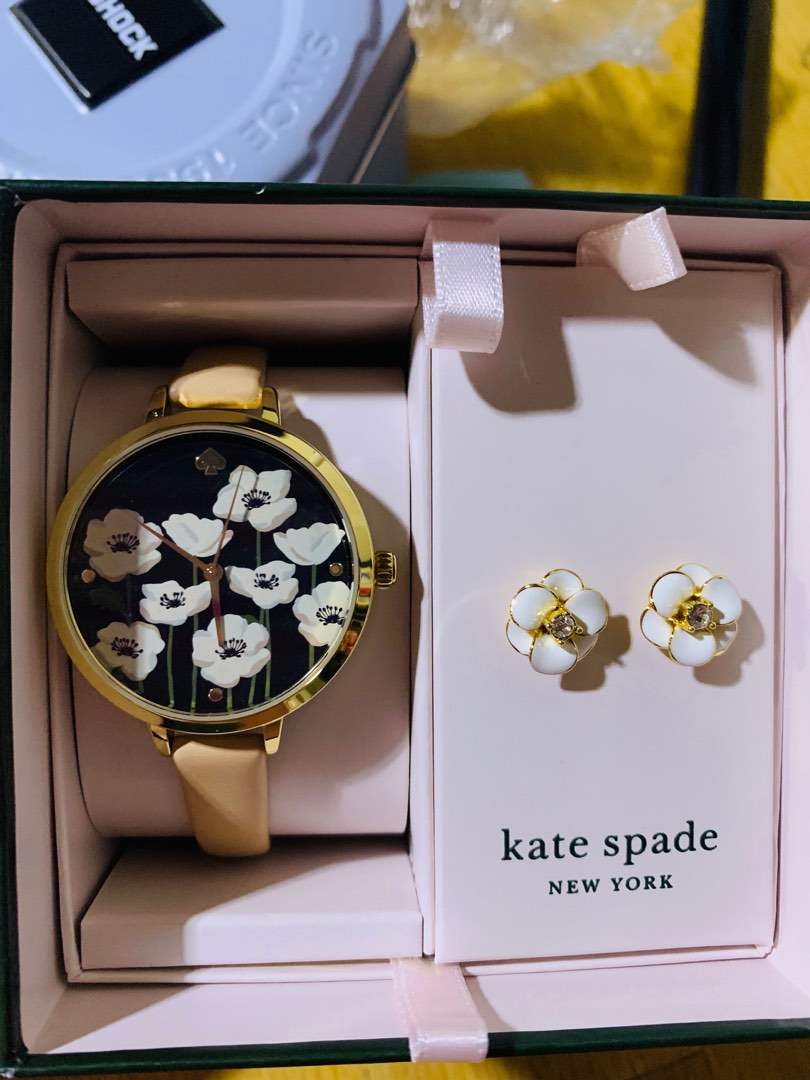 Kate Spade gift set/watch set, Women's Fashion, Watches & Accessories ...