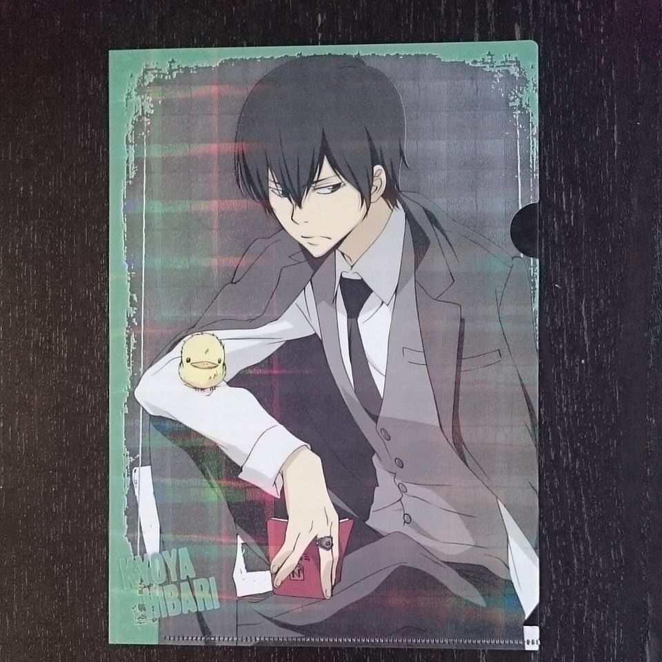 Kateikyoshi Hitman Reborn KHR 3D Sparkling Mini Files - Hibari, Hobbies ...