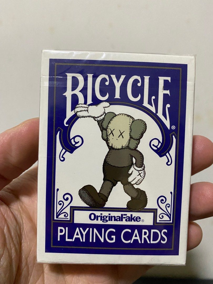 Kaws: Blue Original Fake Bicycle Playing Cards, Hobbies & Toys, Toys ...