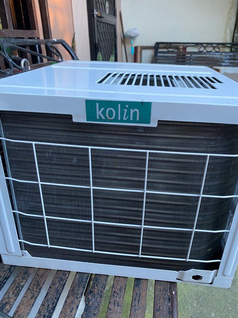 Kolin window type aircon, TV & Home Appliances, Air Conditioning and ...