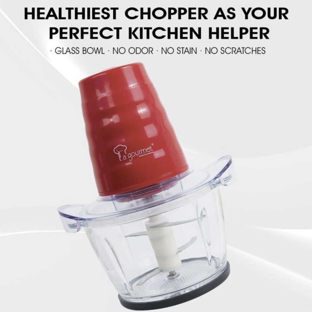 La Gourmet Healthy Glass Chopper 1.0L, TV & Home Appliances, Kitchen ...