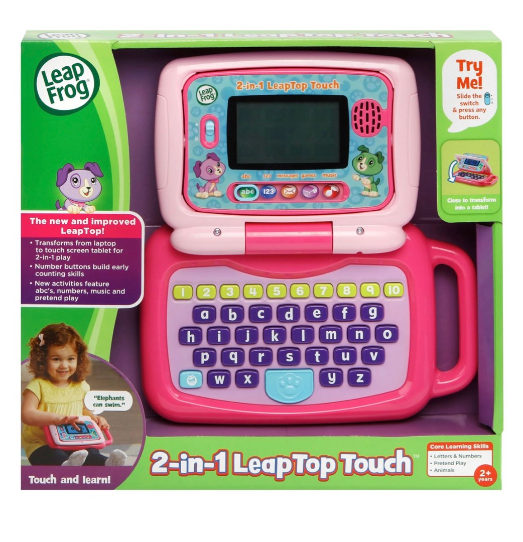 Leapfrog 2-in-1 Leaptop Touch, Babies & Kids, Infant Playtime on Carousell