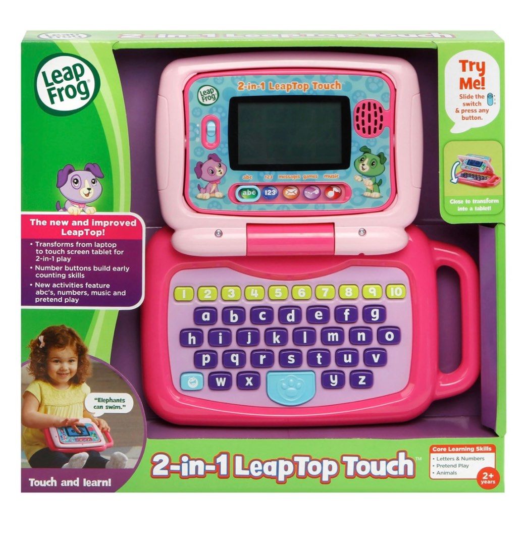Leapfrog 2-in-1 Leaptop Touch, Babies & Kids, Infant Playtime on Carousell