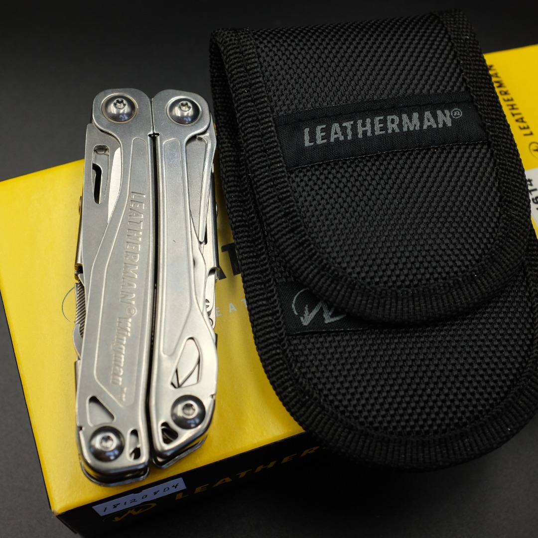 Leatherman Wingman Multitool Spring-Action Pliers & Scissors + Nylon ...