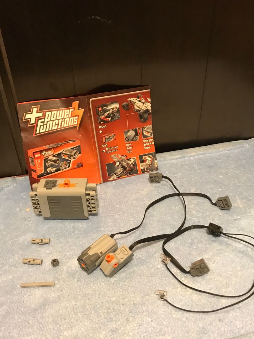 Lego 樂高 Power Functions Motor Set 8293 Black Electric, Light Unit Power ...
