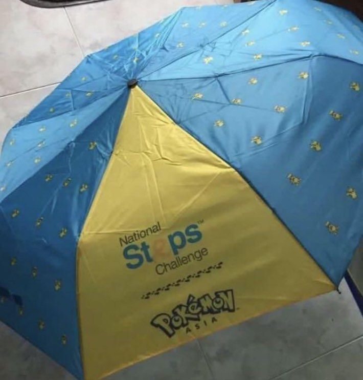 Limited Edition Pokemon Foldable Umbrella, Hobbies & Toys, Travel ...