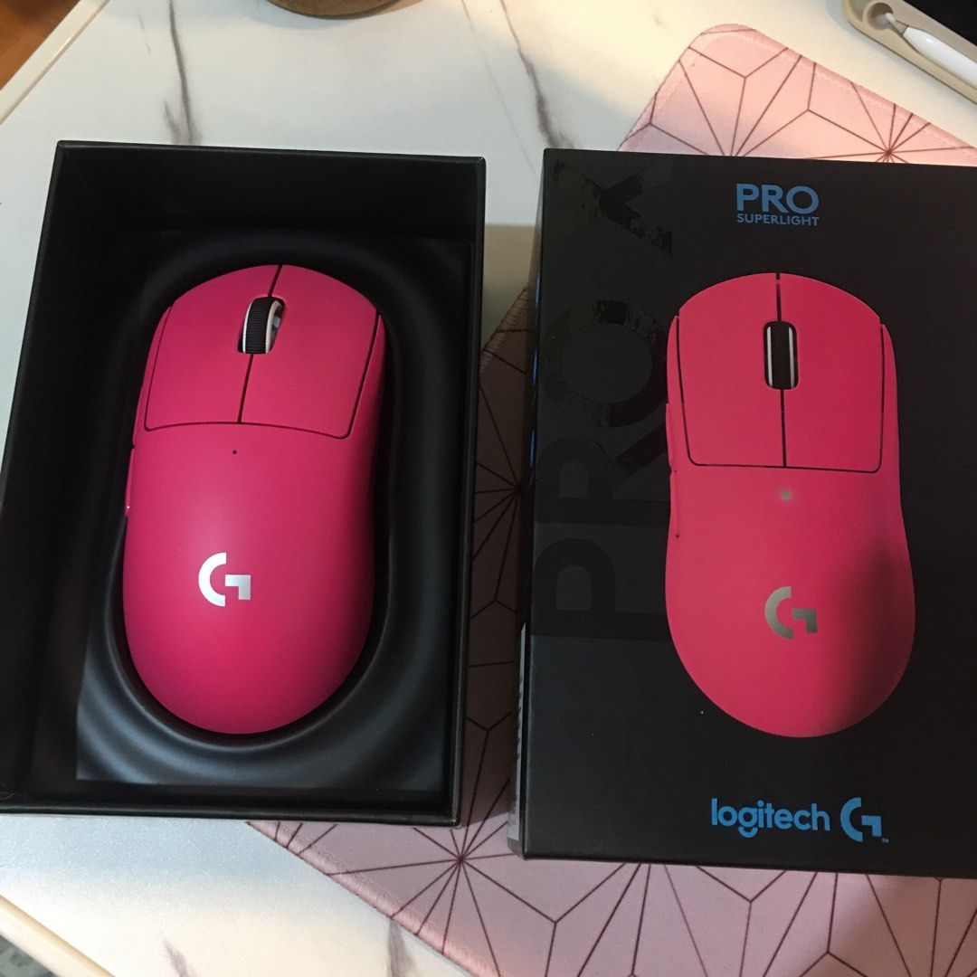Logitech G Pro X Superlight Pink Computers Tech Parts Accessories Mouse Mousepads On