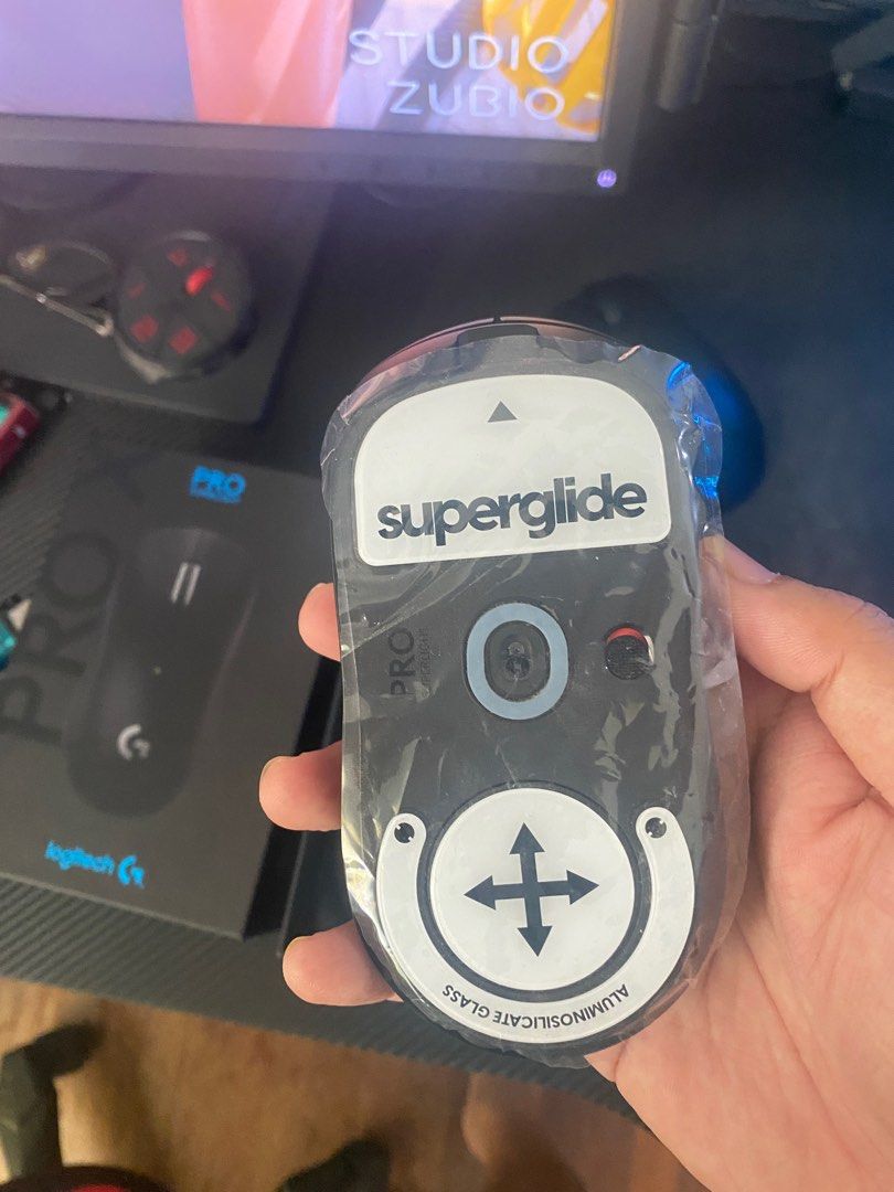 Logitech gpo superlight + superglide, Computers & Tech, Parts ...