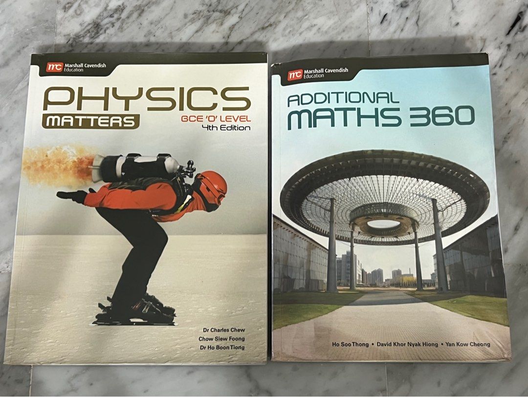 Marshall Cavendish Physics and Amath textbook, Hobbies & Toys, Books ...