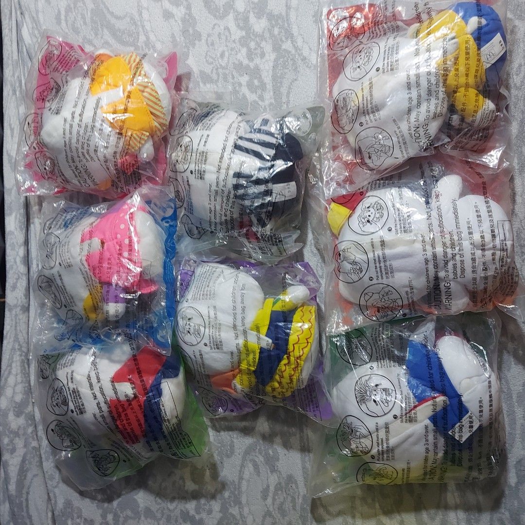 McDo Hello Kitty and Dear Daniel Reversible stuffed toys, Hobbies ...