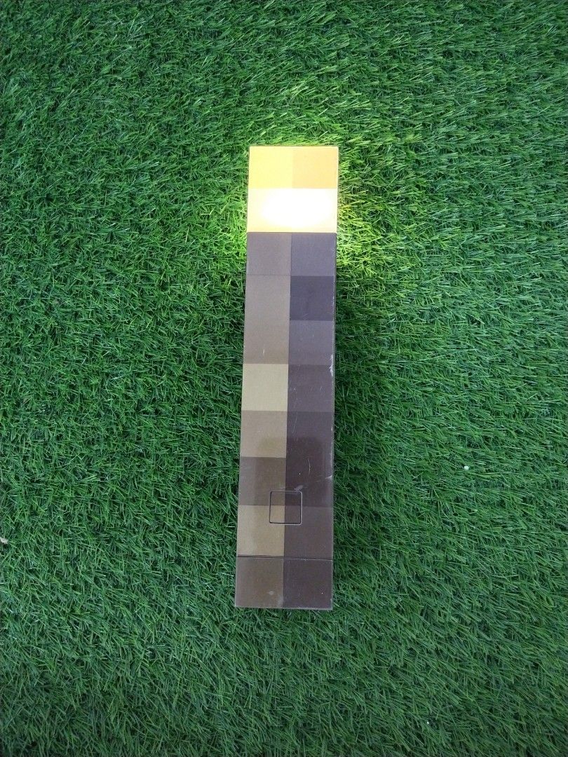 Minecraft LED 2 in 1 Torchlight, Furniture & Home Living, Lighting ...