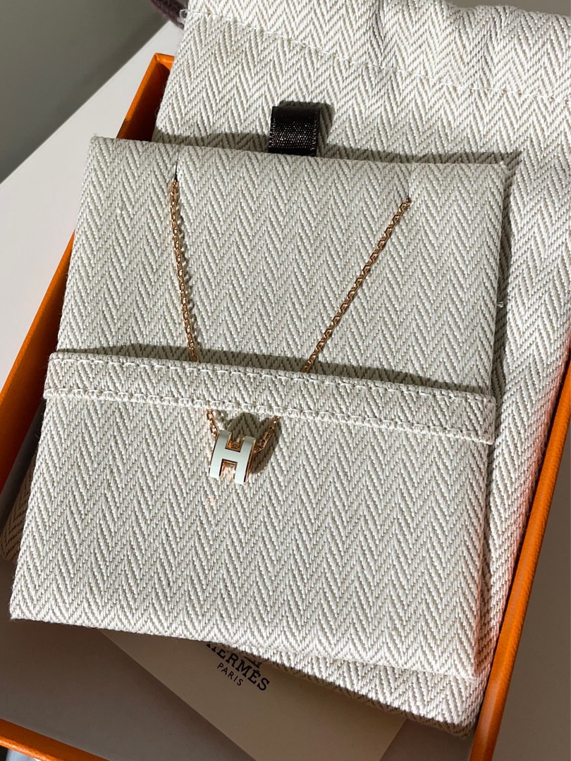 Mini Pop H Vert Fizz with Rose Gold Hardware • 氣泡綠配玫瑰金 (Brand New), 名牌 ...