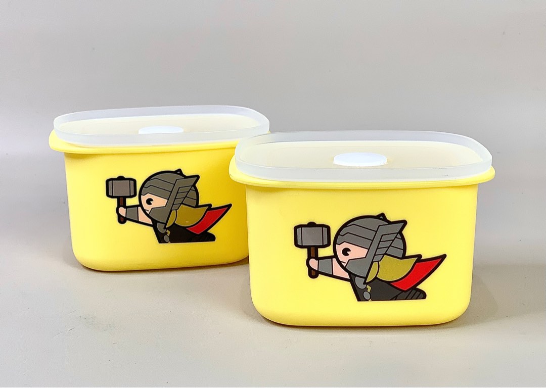 MINISO Food Container Kotak Makan Mini Marvel Edition Yellow Original ...