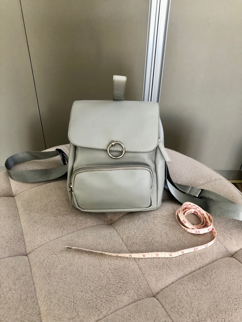 Miniso gray mini backpack, Women's Fashion, Bags & Wallets, Backpacks ...