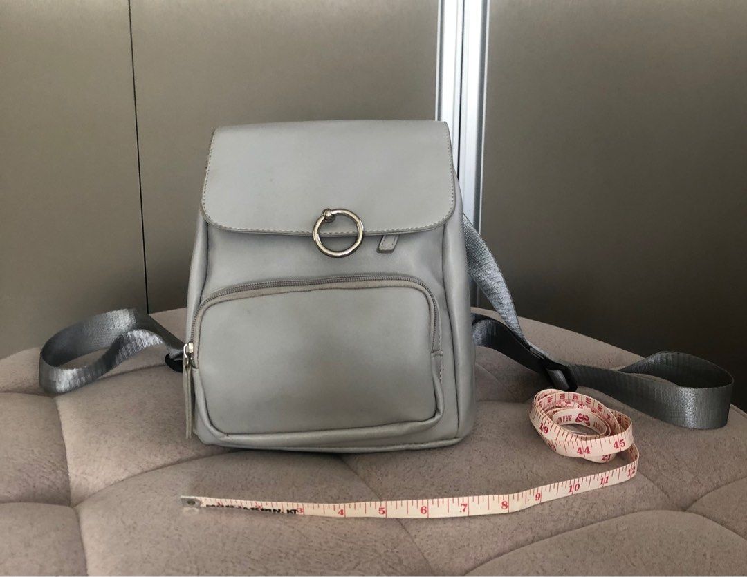 Miniso gray mini backpack, Women's Fashion, Bags & Wallets, Backpacks ...