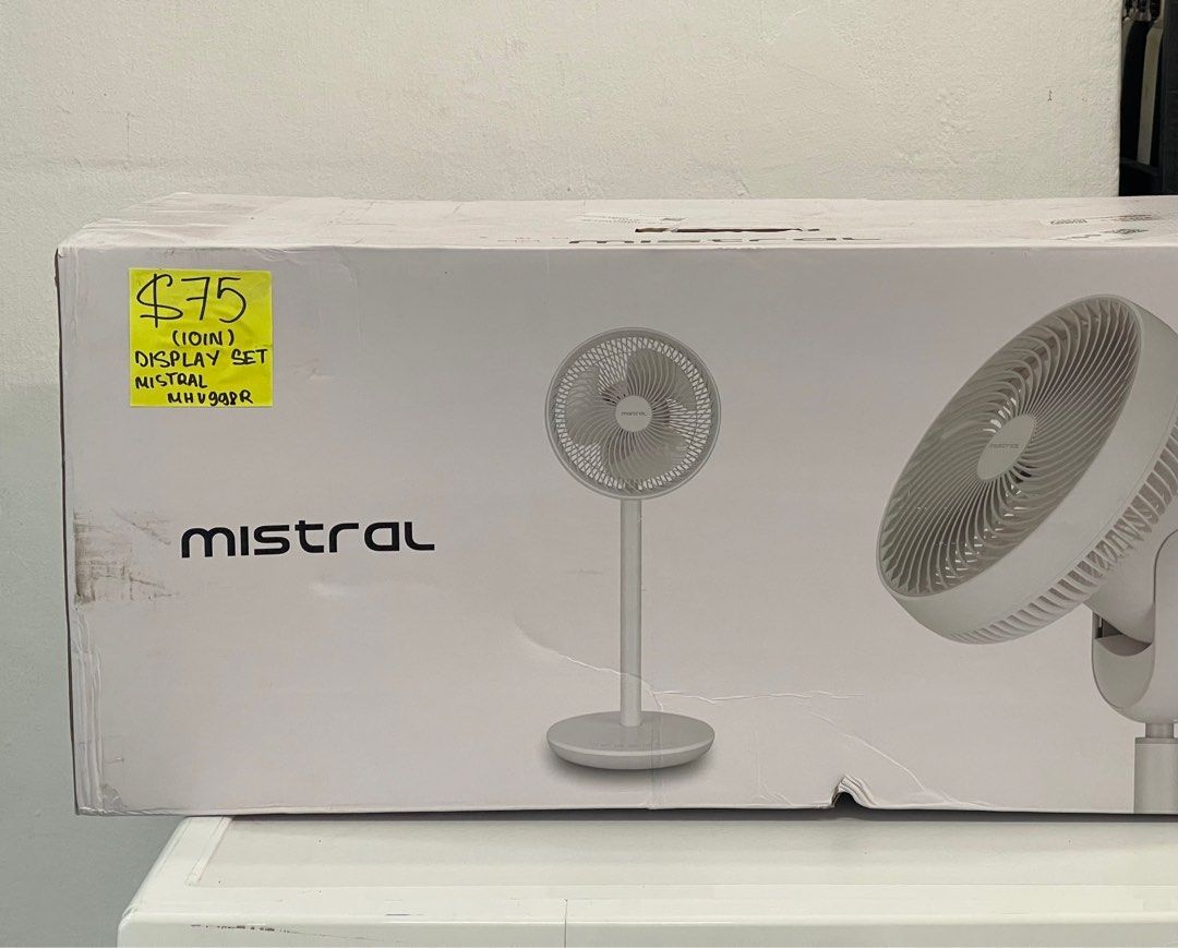 MISTRAL MHV998R 10IN HIGH VELOCITY FAN WITH REMOTE Display Set $75 ...