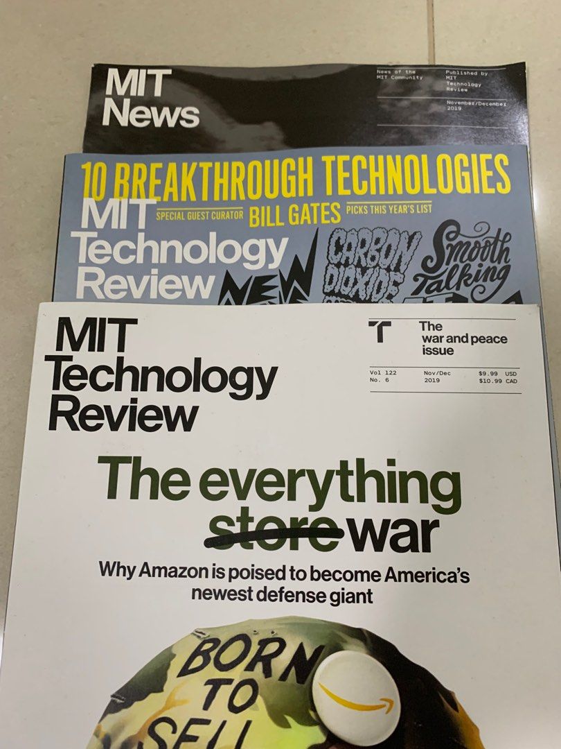 MIT Tech Review magazines 2020, 2021, 2022, Hobbies & Toys, Books & Magazines, Magazines on ...
