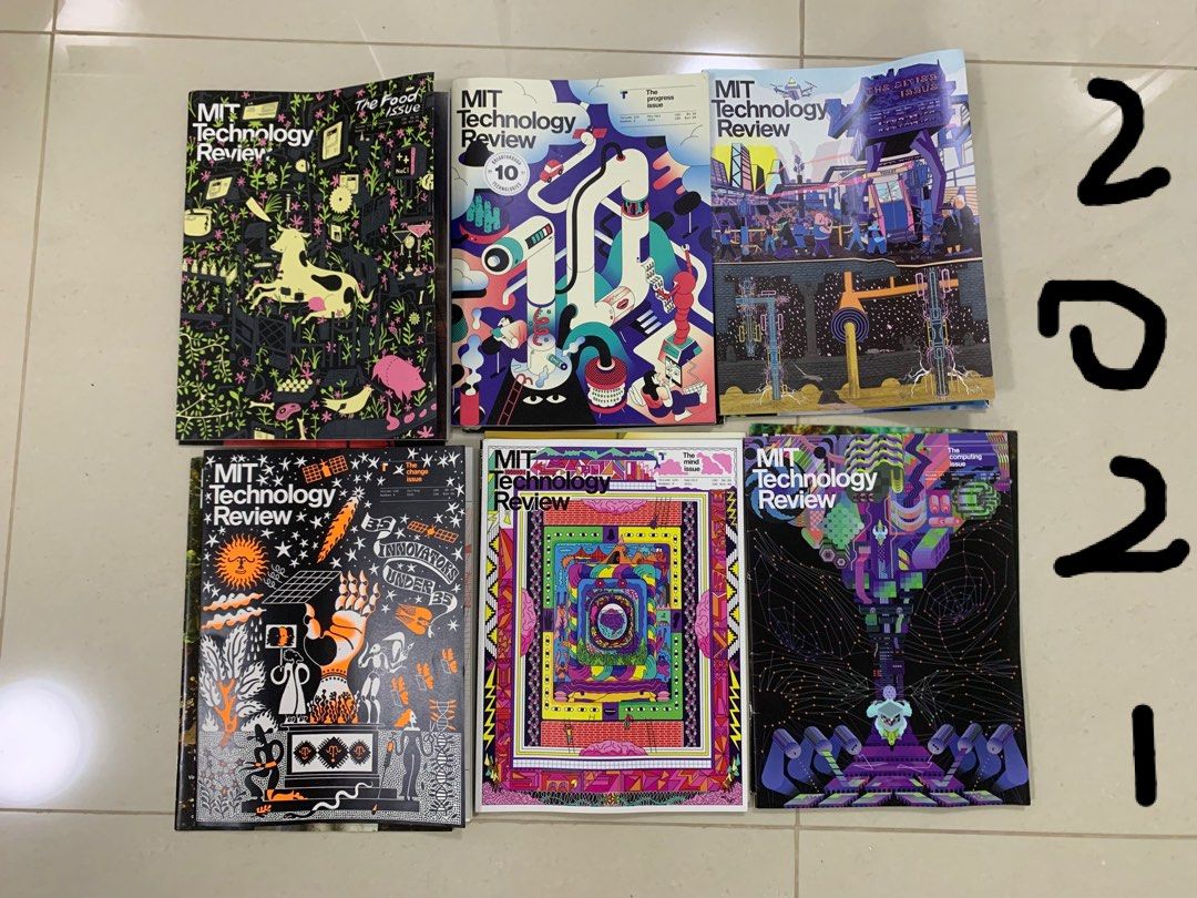 MIT Tech Review magazines 2020, 2021, 2022, Hobbies & Toys, Books ...