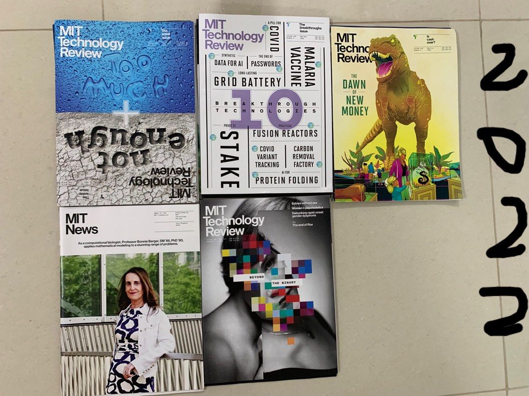 MIT Tech Review magazines 2020, 2021, 2022, Hobbies & Toys, Books & Magazines, Magazines on ...